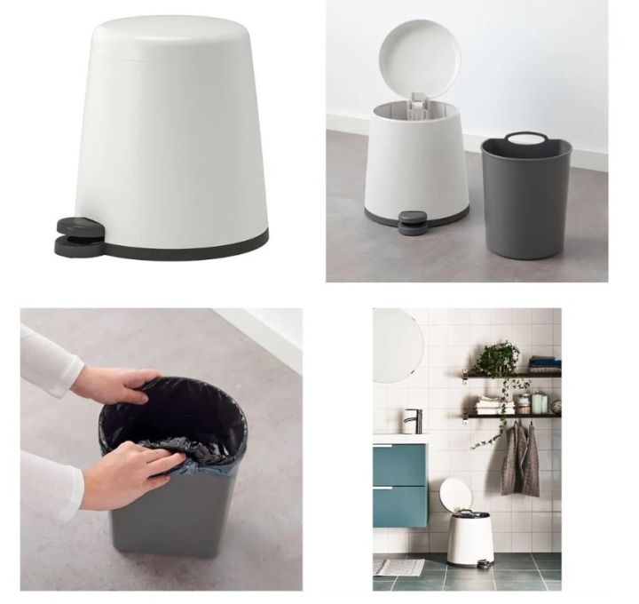 IKEA SNAPP, Pedal Bin, White, 5l | Daraz.lk