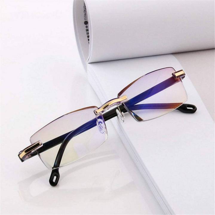 Ahora Anti Blue Light Blocking Rimless Computer Cooling Glasses Men ...