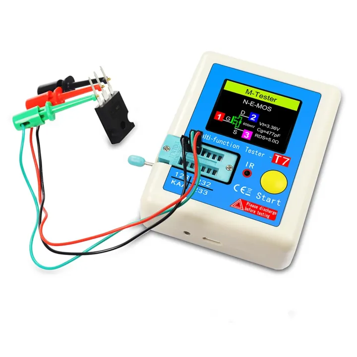 LCR-T7/TC1 New Transistor Tester TFT Diode Triode Capacitance Meter LCR ...