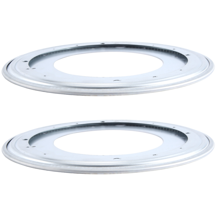 2 Pack Lazy Hardware 12 Inch, 360° Rotating Bearing Plate 5/16Inch ...