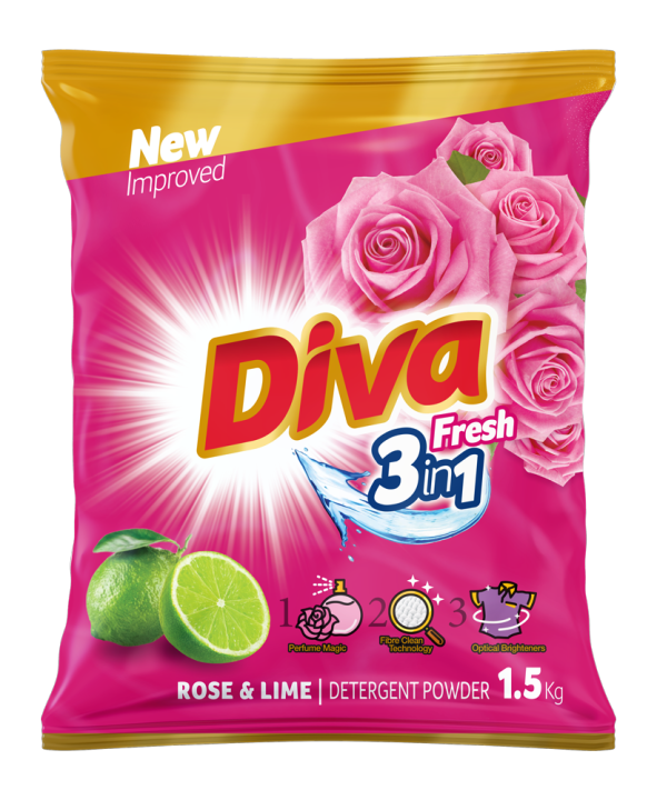 Diva Fresh Rose & Lime Powder 1.5Kg | Daraz.lk
