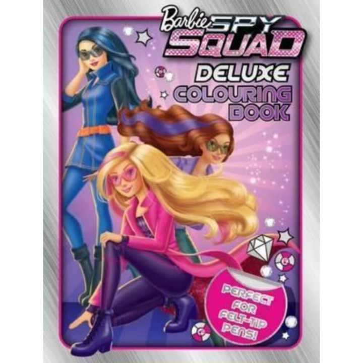 Barbie Spy Squad Deluxe Colouring Book | Daraz.lk