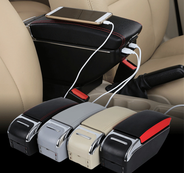 Suzuki Indian ALTO Car Universal Luxury Centre Console Armrest With 6 ...