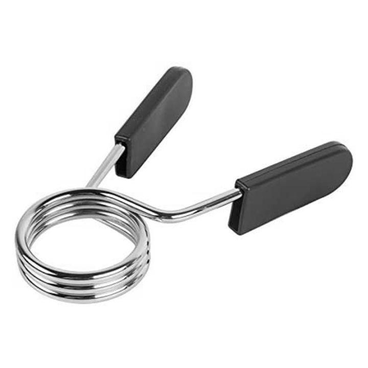 1 Pcs Standard 1.1 inch/28mm Barbell Bar Clamps Spring Collar Clips Gym ...