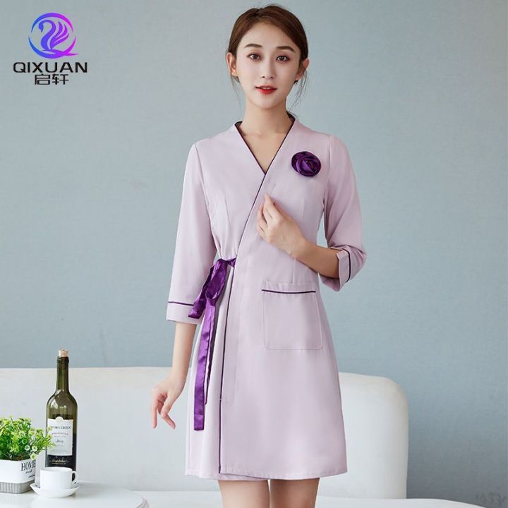 New Work Clothes Female Beautician Work Clothes Suit High-End ...