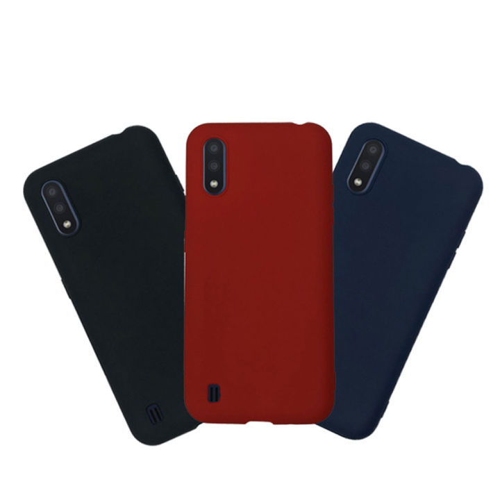 Ultra Slim Samsung Galaxy Soft Silicon Case For Samsung A01 Matte TPU ...