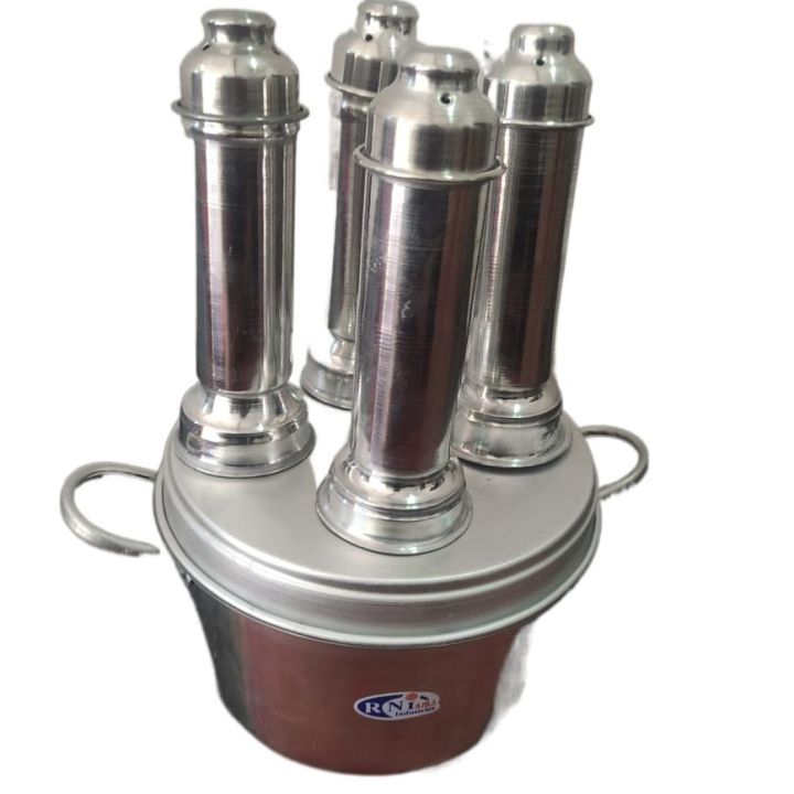 Steel 4 In 1 Putu Maker/Steam Puttu Maker/Puttu Kudam | Daraz.lk