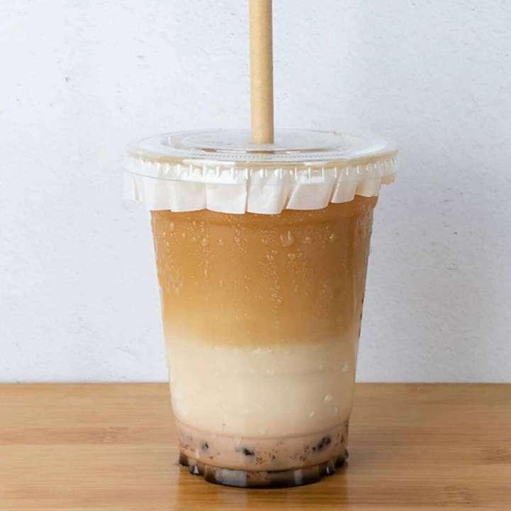 500pcs Coffee Spill Leak Proof Films Overflow Beverage Cup Milk Tea ...