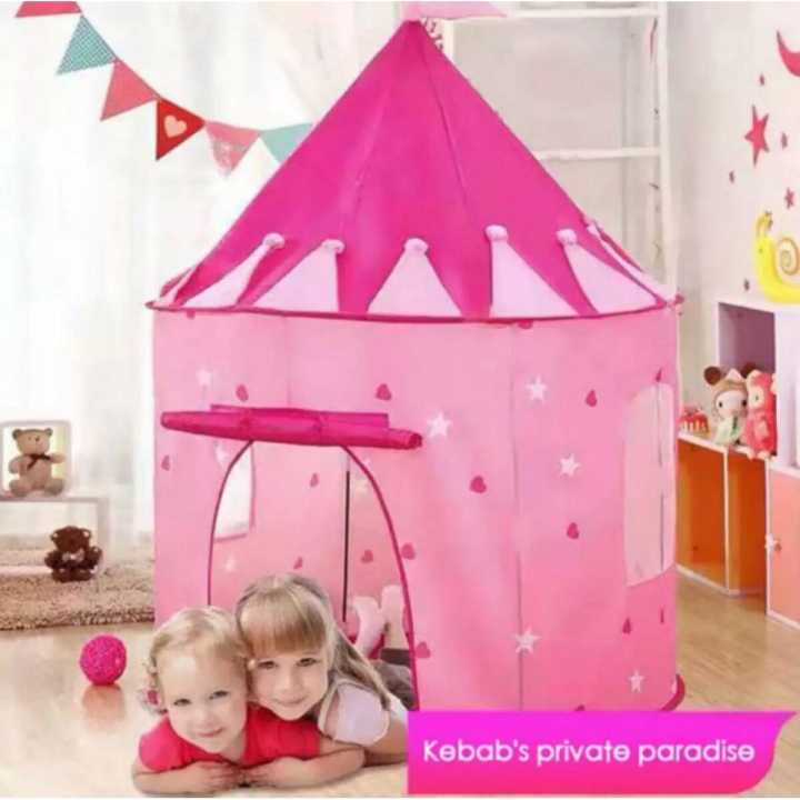Bigger Size Foldable Castle Tunnel Children Kids Game Play Tent ...