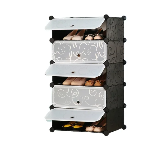 5 Layer Shoes Cabinet Shoe Rack Beautiful Racks - Multi | Daraz.lk