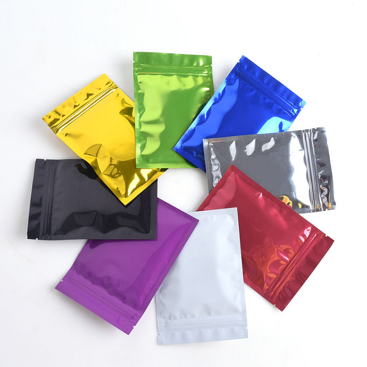 Small Candy Cookies Flat Ziplock Pouches Storage Bag Resealable ...