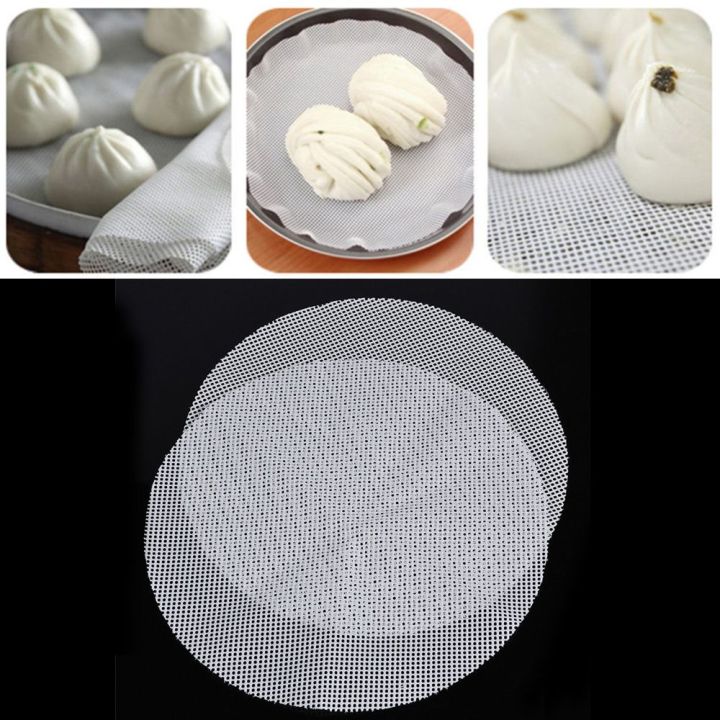 Restaurant Non-Stick Cookware Dim Sum Paper Silicone Mat Steamer Pad ...