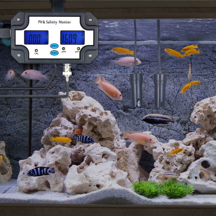 KOGEEK PH/Salinity Meter Water Quality Tester Detector PH & Salinity ...