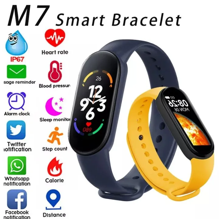 M7 Band Smartwatch Sports Smart Bracelet - Call Reminer Fitness Tracker Heart Rate Monitor Smart ...