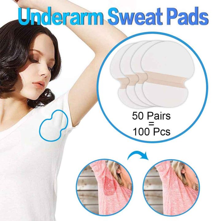 100/200/300/400pcs Underarm Sweat Disposable Pads for Armpit Clothing ...