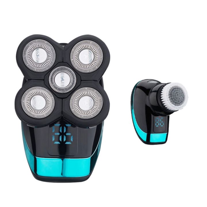 Electric Shaver Rechargeable Razor Intelligent Digital Display Bald ...