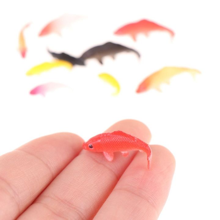 3D Soft Goldfishes Models Handmade Mini Fish Ornament :12 Simulation ...