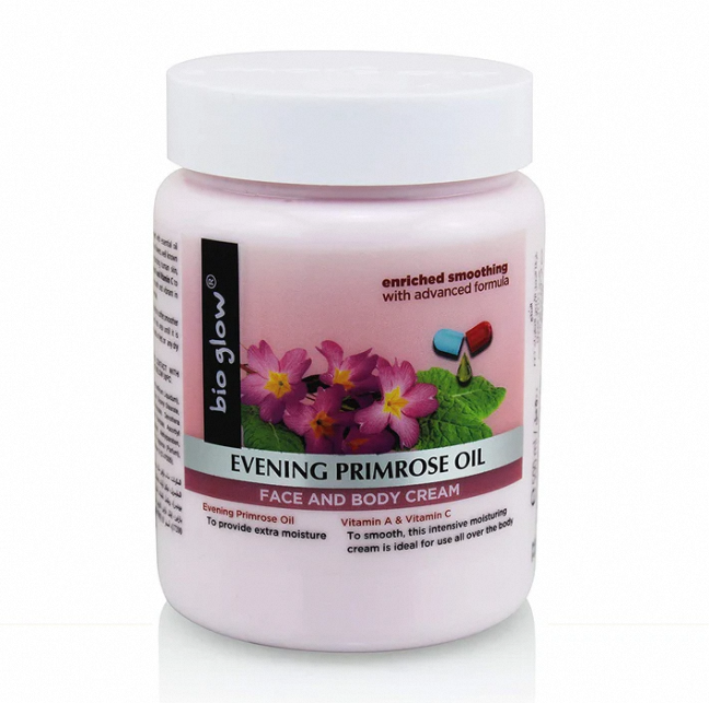 Bio Glow Evening Primrose Oil ( Face and body lotion) 500 ml | Daraz.lk