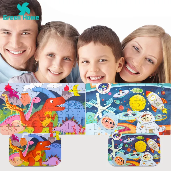 Stimulating Sensory Puzzle Toy Anime Cartoon Plane Theme Wooden Puzzle ...