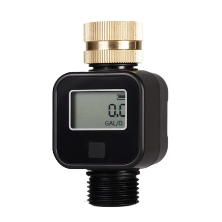 Water Flow Meter IPX6 Waterproof with Brass Inlet Thread for Measure ...