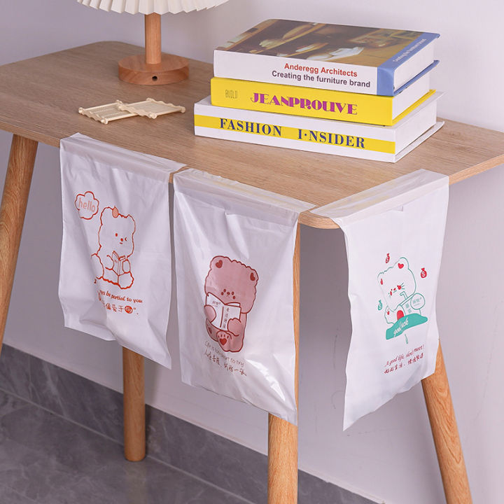 30Pcs/Wrap Cute Car Stick Disposable Bin Bag Household Stick On ...