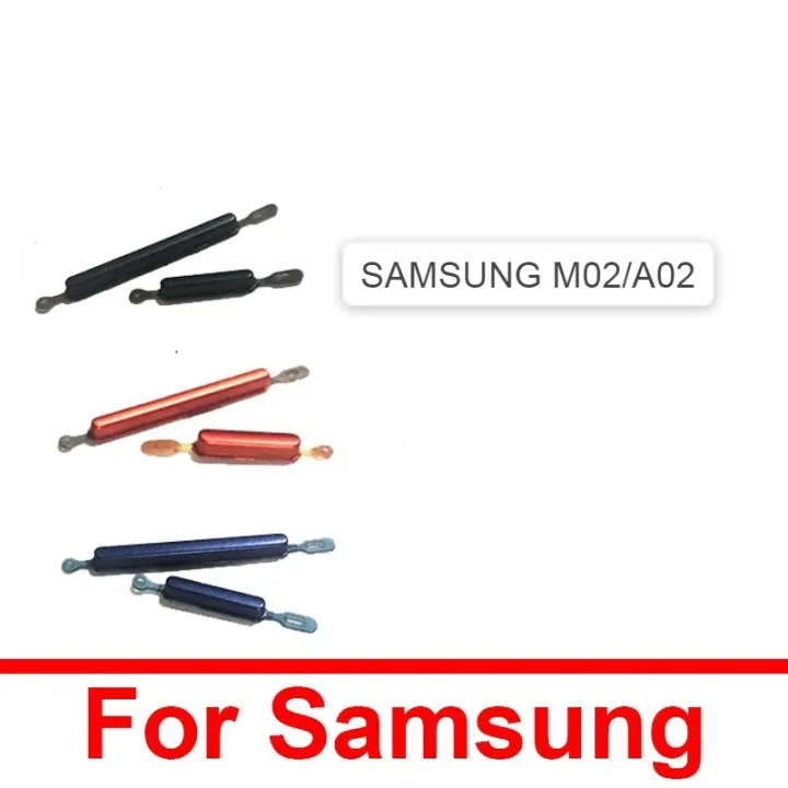 Samsung Galaxy M02 Out Key Set Power Button On / Off Volume Up Down ...