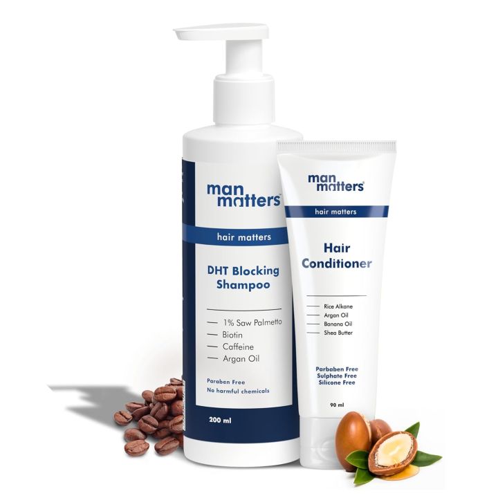 Man Matters Anti Hair Fall Shampoo and Conditioner For Men | DHT ...