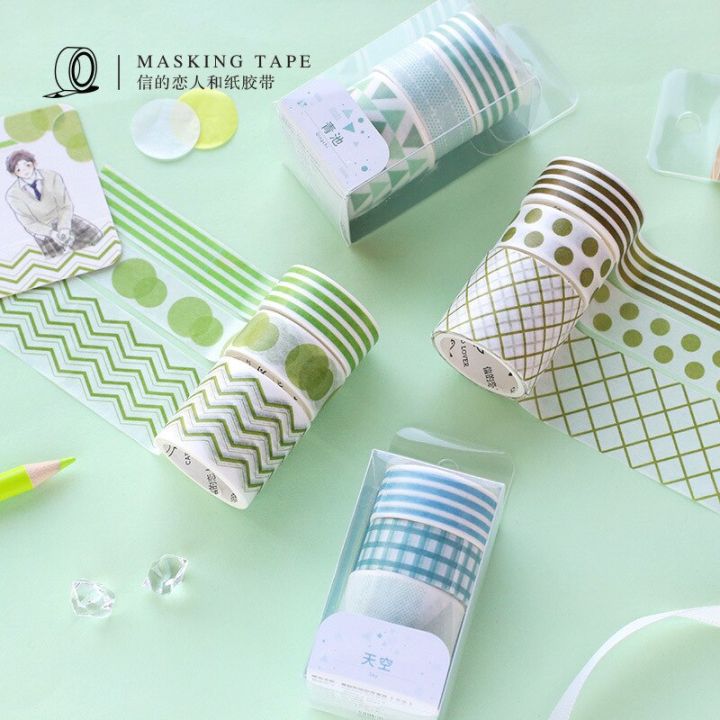【wenfangdianpu】Dot Washi Tape Paper Tearable Adhesive | Daraz.lk
