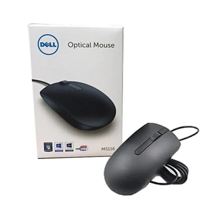 Dell Optical Wired Mouse MS116 | Daraz.lk