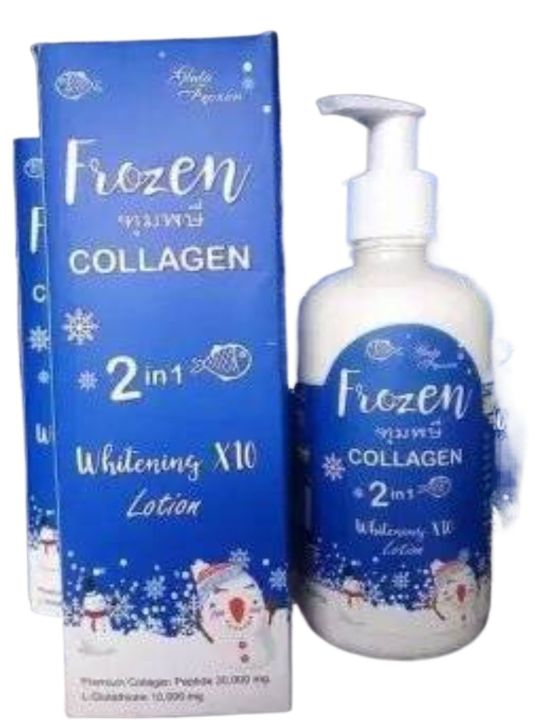 Frozen Collagen 2 in 1 Body Lotion 500 ML Large Pack Made in Thailand ...