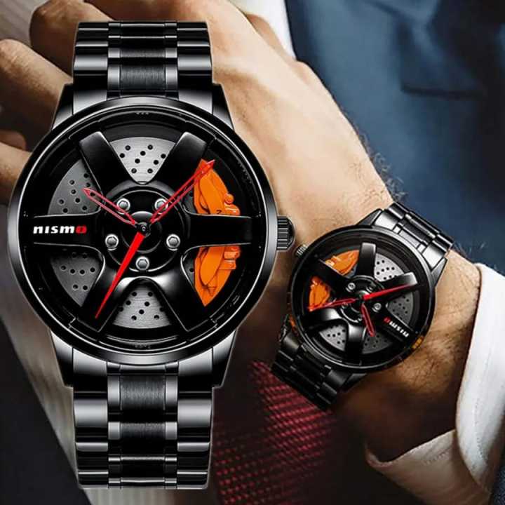 BAISHENG Car Wheel Rim Hub Watch for Man Quartz Watches Custom Design ...