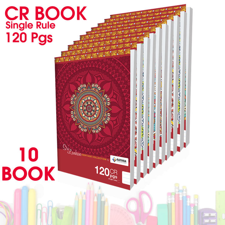 Rathna CR Book Single Ruled 120Pgs X10 | Daraz.lk