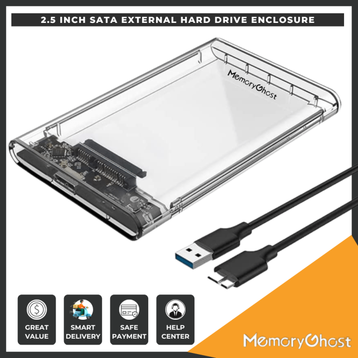 Meamory Ghost 2.5 Inch SATA External Hard Drive Enclosure | Daraz.lk