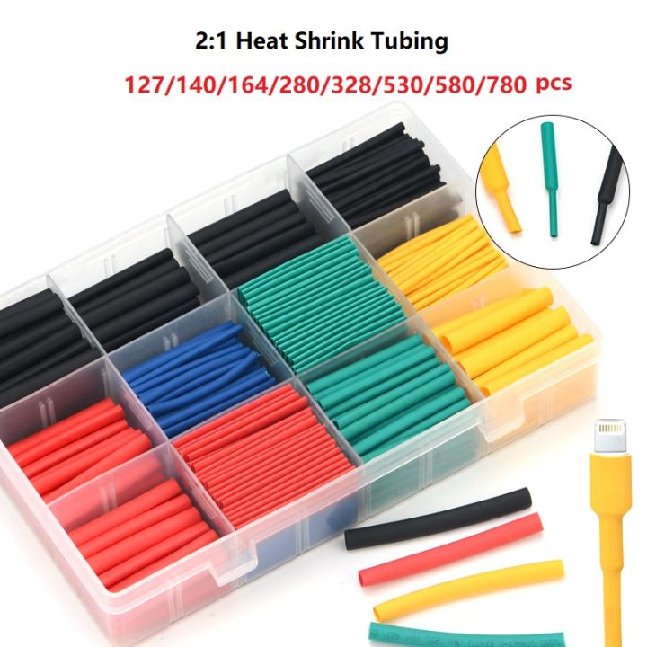 Heat Shrink Tube 127-Piece Heat Shrink Tubing Assortment Set ...