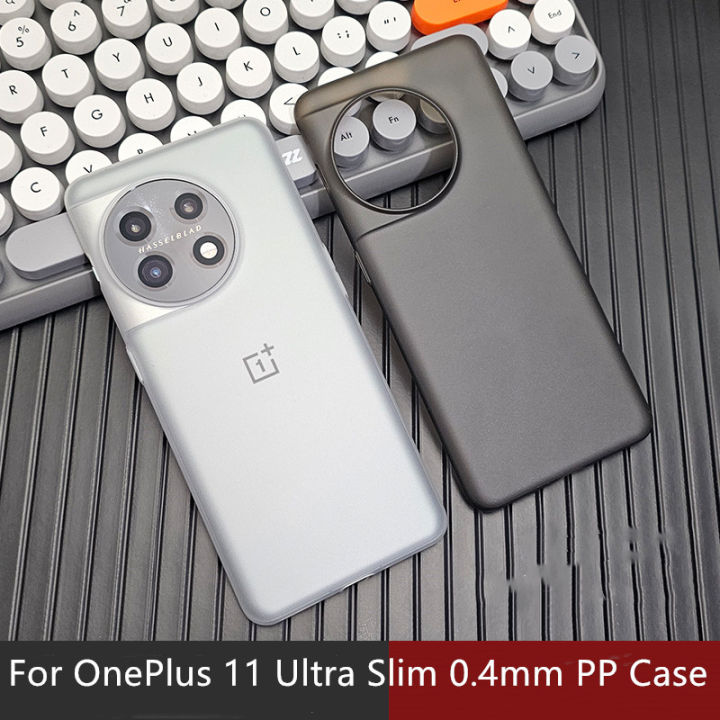 Ultra Thin Slim 0.4mm Clear Matte PP Back Case For OnePlus 11/12 Anti ...