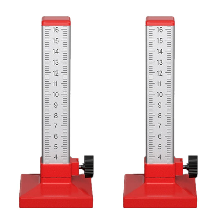 NCANRUI 2PC Woodworking Equal Height Ruler Positioning Horizontal ...
