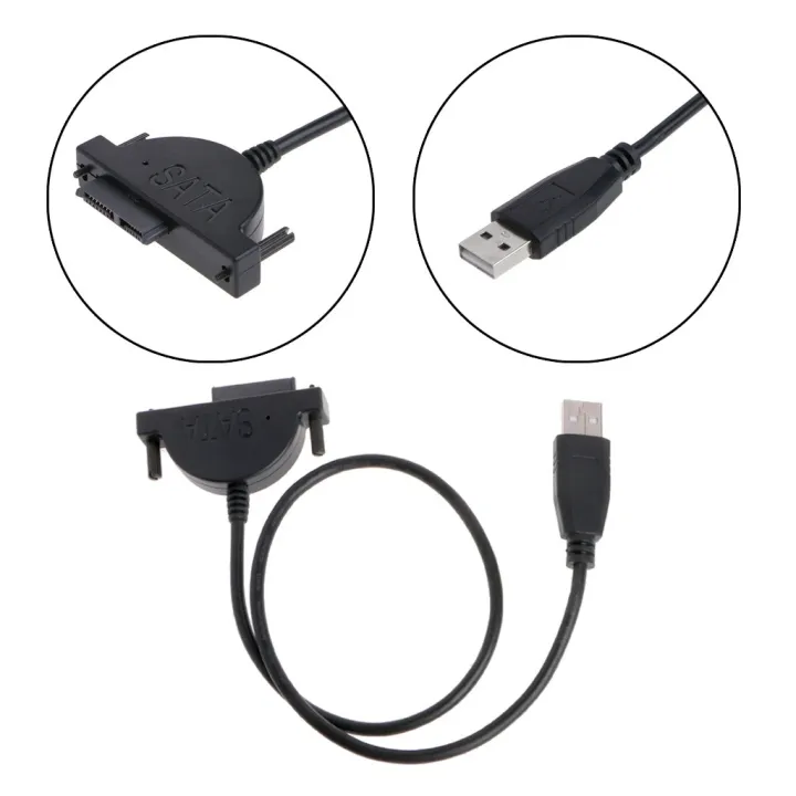 SATA 13Pin(7+6) Laptop DVD CD ROM Drive Adapter Cable | Daraz.lk