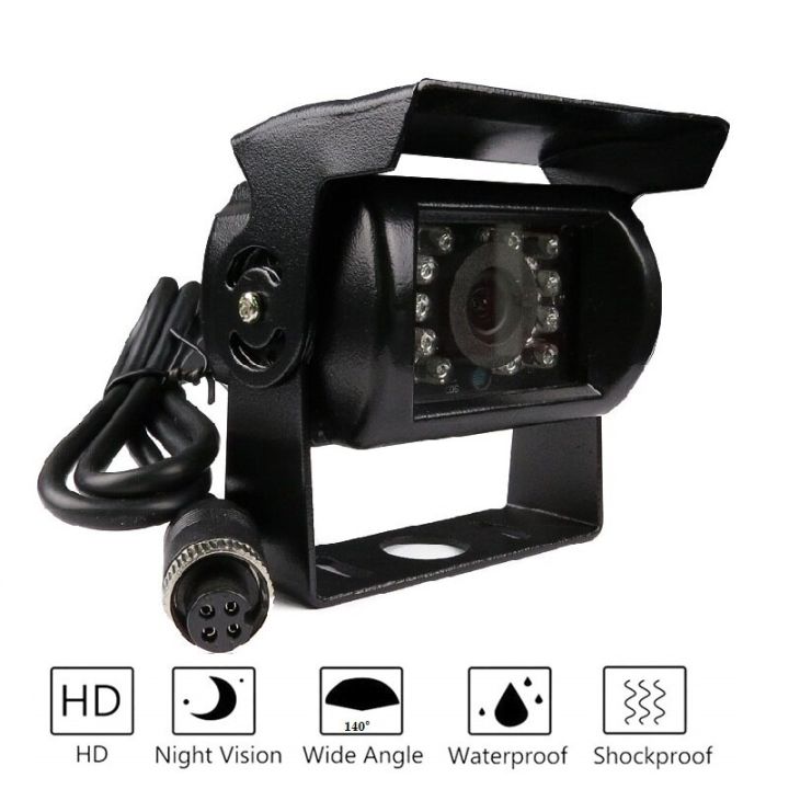 4 Pin 800TVL CMOS IR Night Vision Waterproof Car Rear View Reverse ...