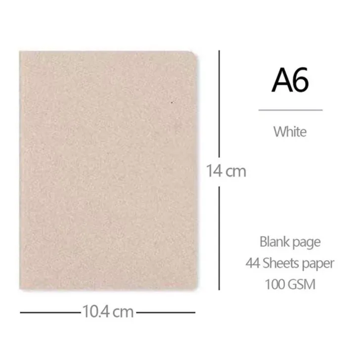 44 Sheets Notebook Portable Memo Pad Small Size Notebook A6 Planner ...