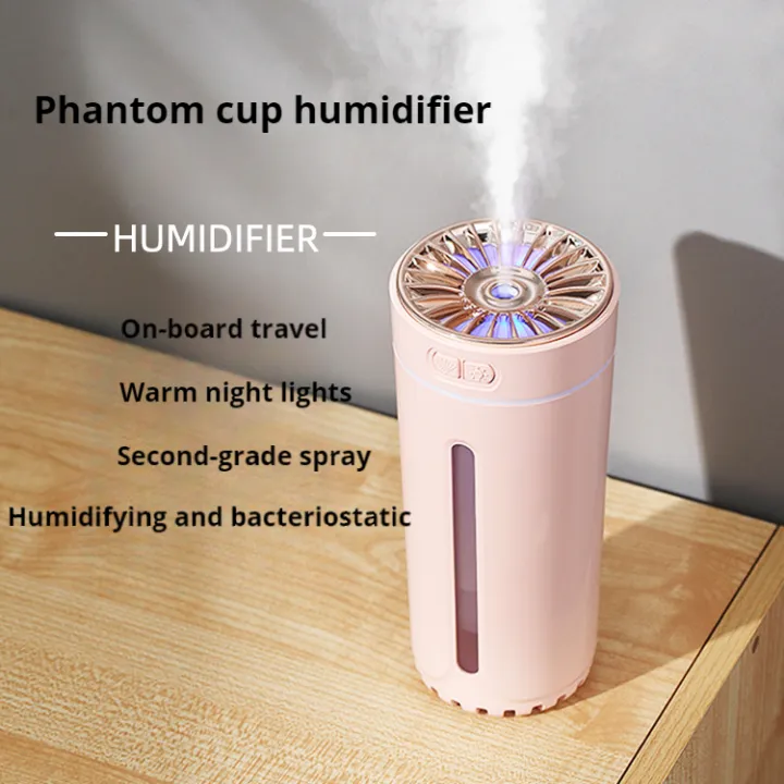 Small silent portable USB car aromatherapy humidifier Phantom cup ...