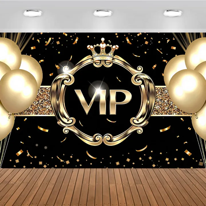 Golden Photography Background Stylish Photography Black Vip Backdrop ...