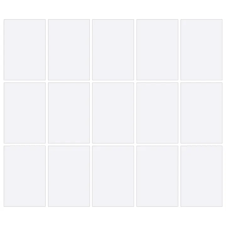 Printable Decal Paper, 15 Pieces Clear Printable Waterslide,for Ink Jet ...