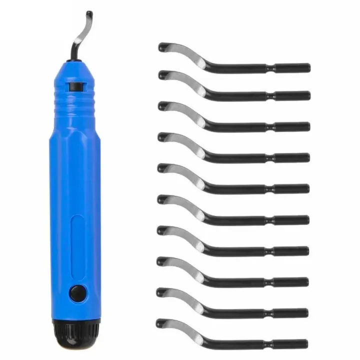 1/10 pcs Metal Deburring Tool Kit Deburring Cutters, Handle with a ...