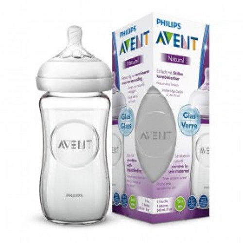 Avent Natural Glass Bottle 240ml | Daraz.lk