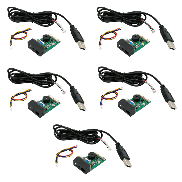 5X GM67 1D/2D USB UART Barcode Scanner QR Code Scanner Module Reader ...