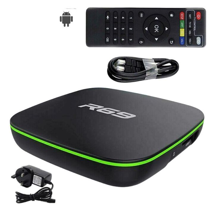 R69 Smart Set Top TV Box Android 7.1 1+8G 4K WiFi Quad Core 3D Media ...