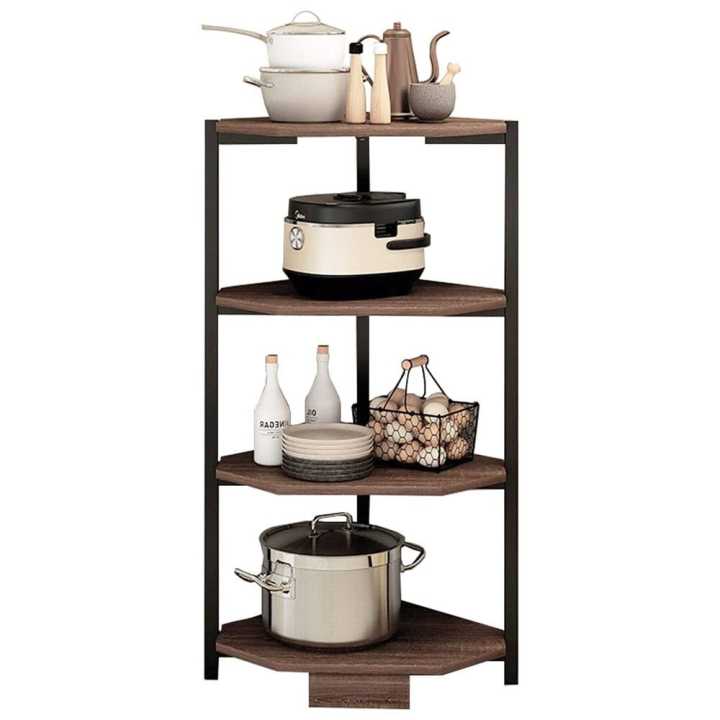 4 Layer Corner Shelf / Corner Shelf 4 Tier | Daraz.lk