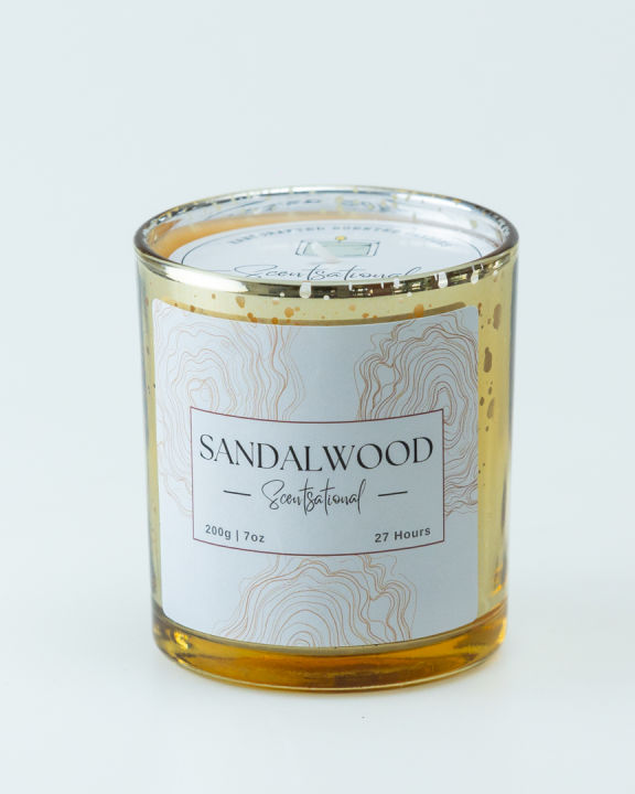 Fragrant Mercury Large Glass Candle 200G | Daraz.lk