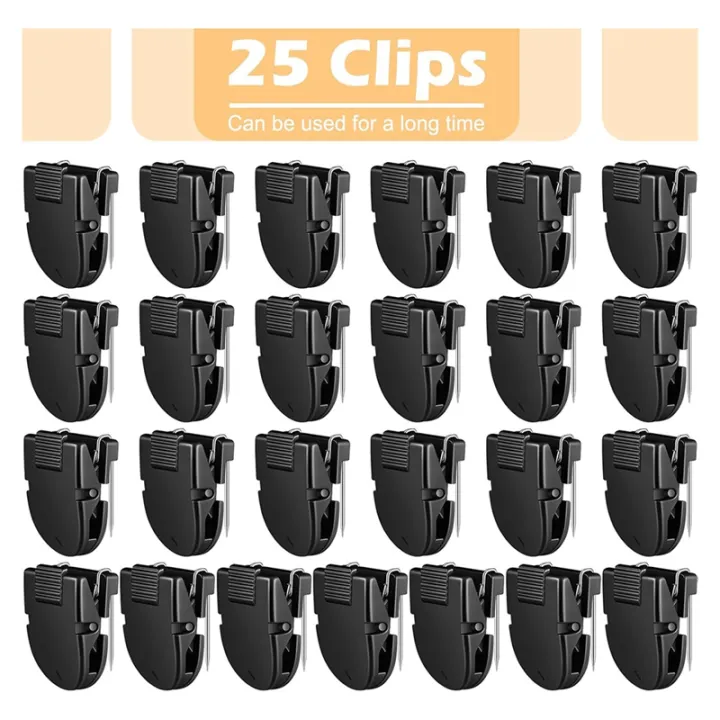 25 Pcs Cubicle Clips Fabric Partition Panel Wall Clip for Fabric Walls ...