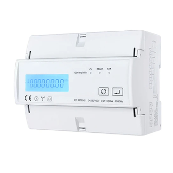 3 Phase Energy Meter KWh Power Monitor Wattmeter Tuya App Remote Switch ...